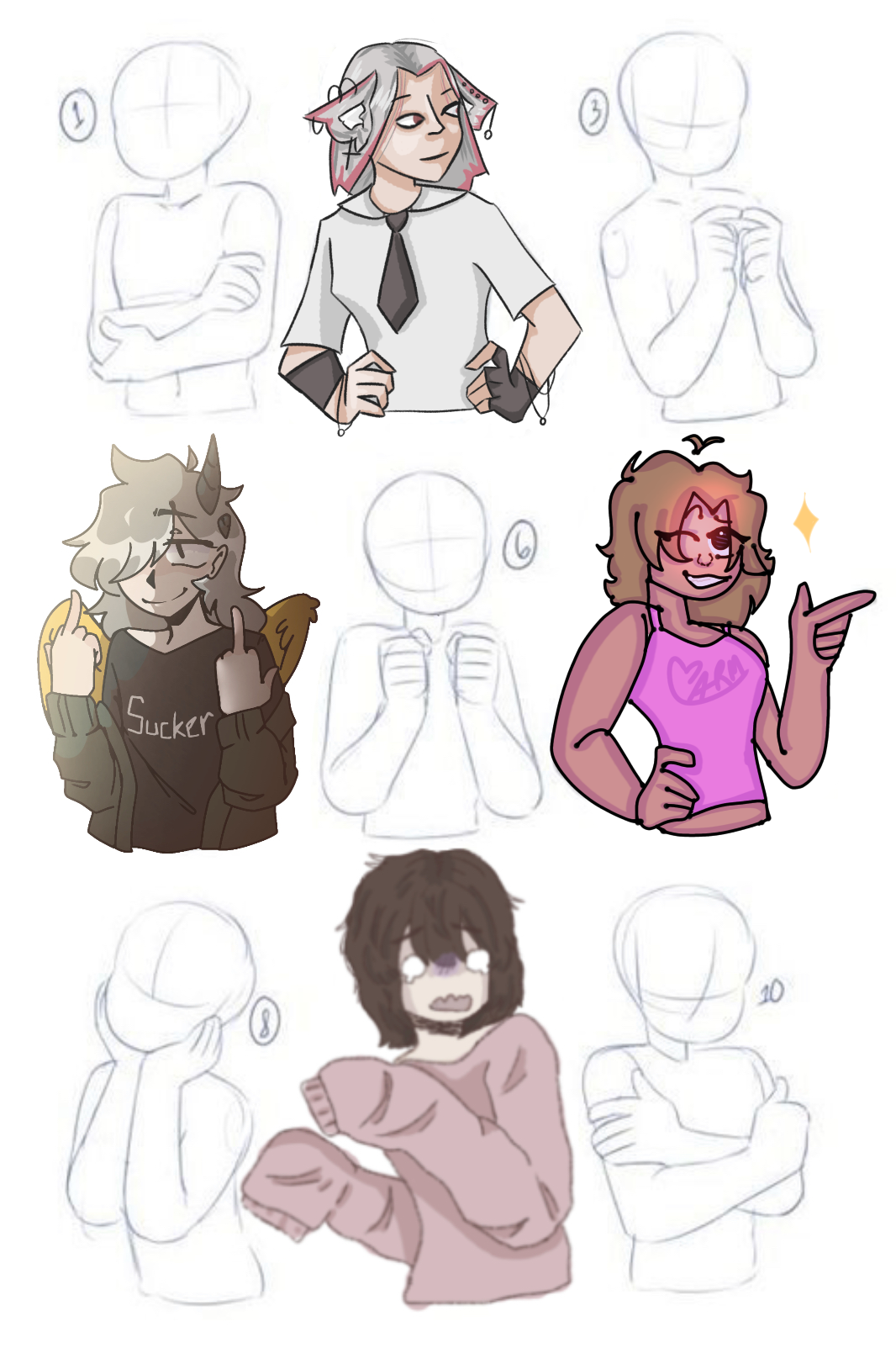 Pose collab - ibisPaint