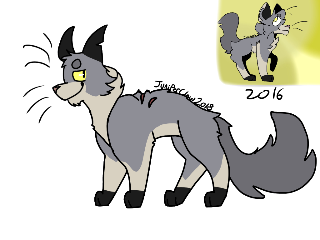 JuniperClaw redraw speedpaint- WC Oc - ibisPaint