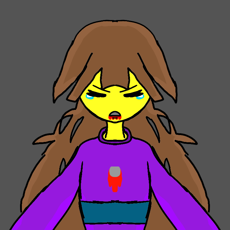 This is Frisk trying to save Sans life.. - ibisPaint