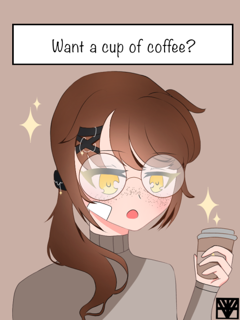 Want a cup of coffee - ibisPaint