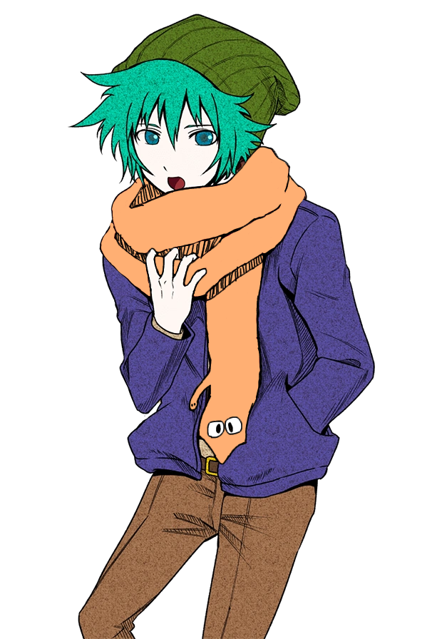 sou hiyori worm scarf yttd - ibisPaint