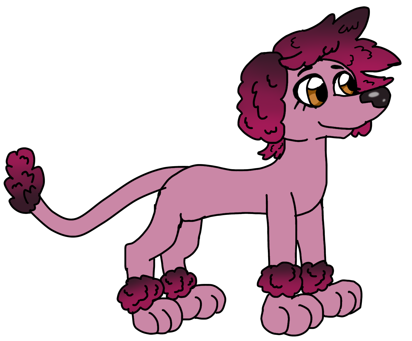 Luz Noceda, Were-Poodle Form. - ibisPaint