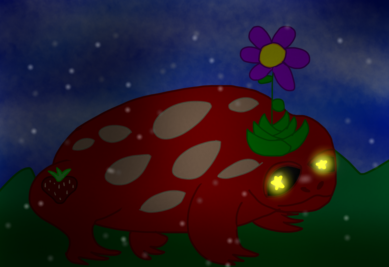 Strawberry frogger 🍓 - ibisPaint