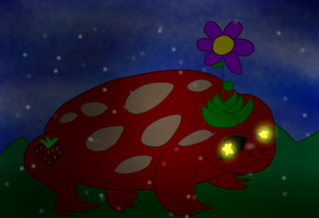 Strawberry frogger 🍓 - ibisPaint