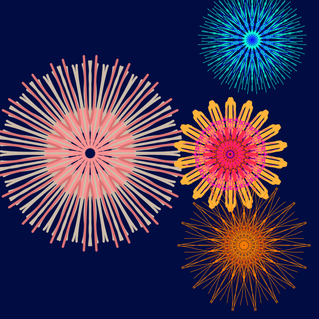 flower Firework - ibisPaint