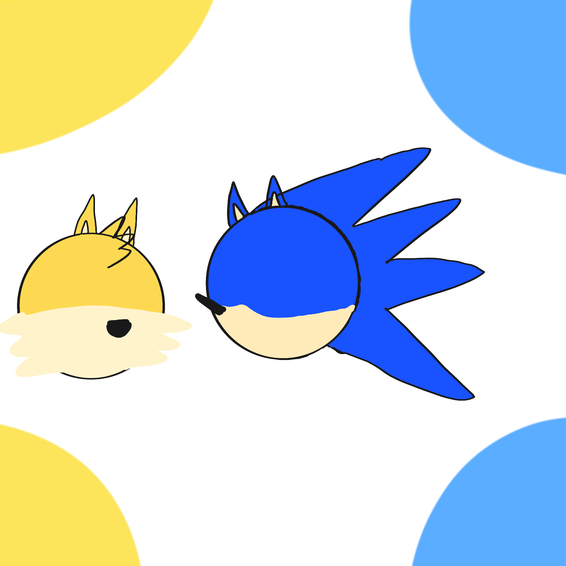 Sonic and Tails - ibisPaint
