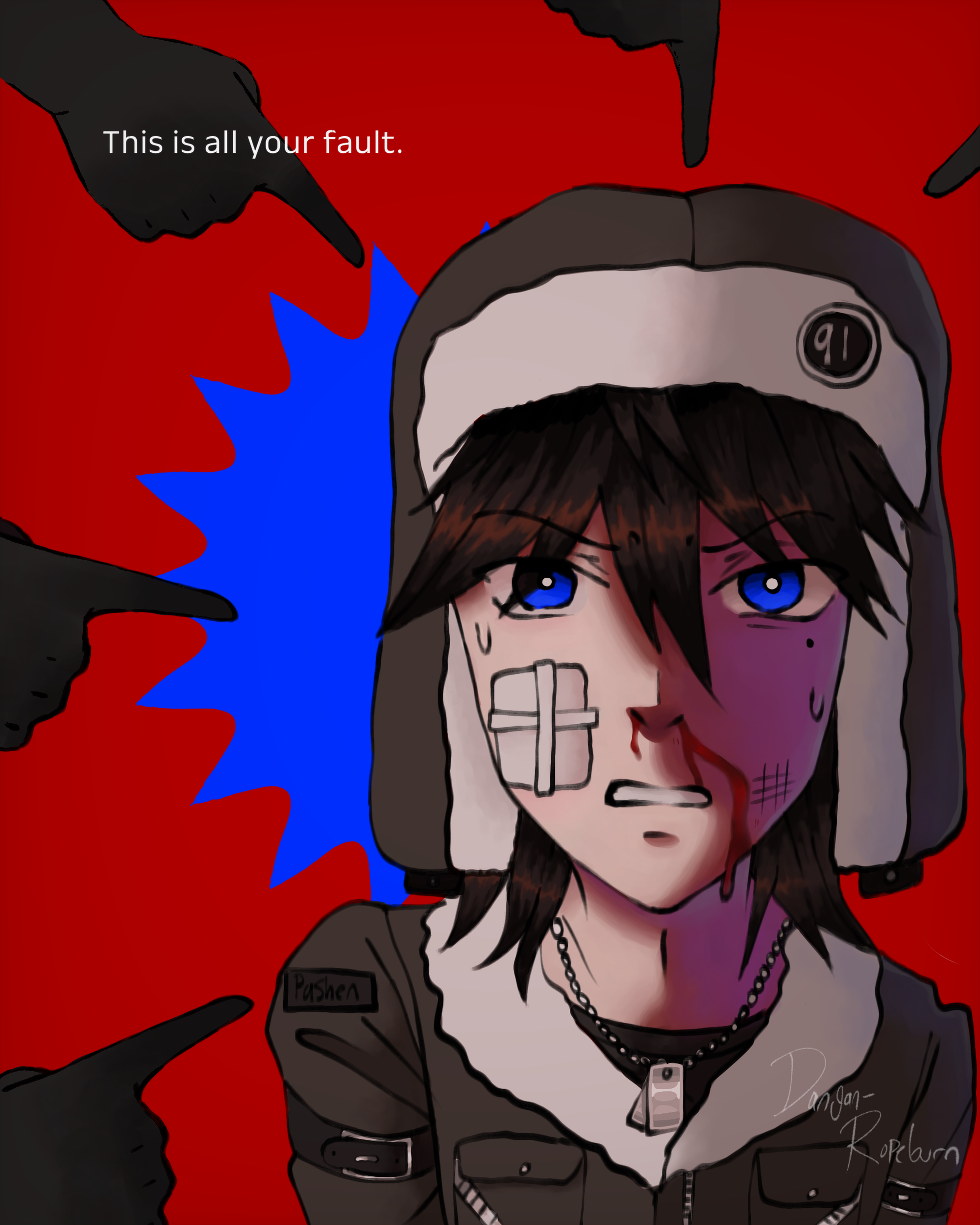 Giving my characters random trauma 😊 - ibisPaint