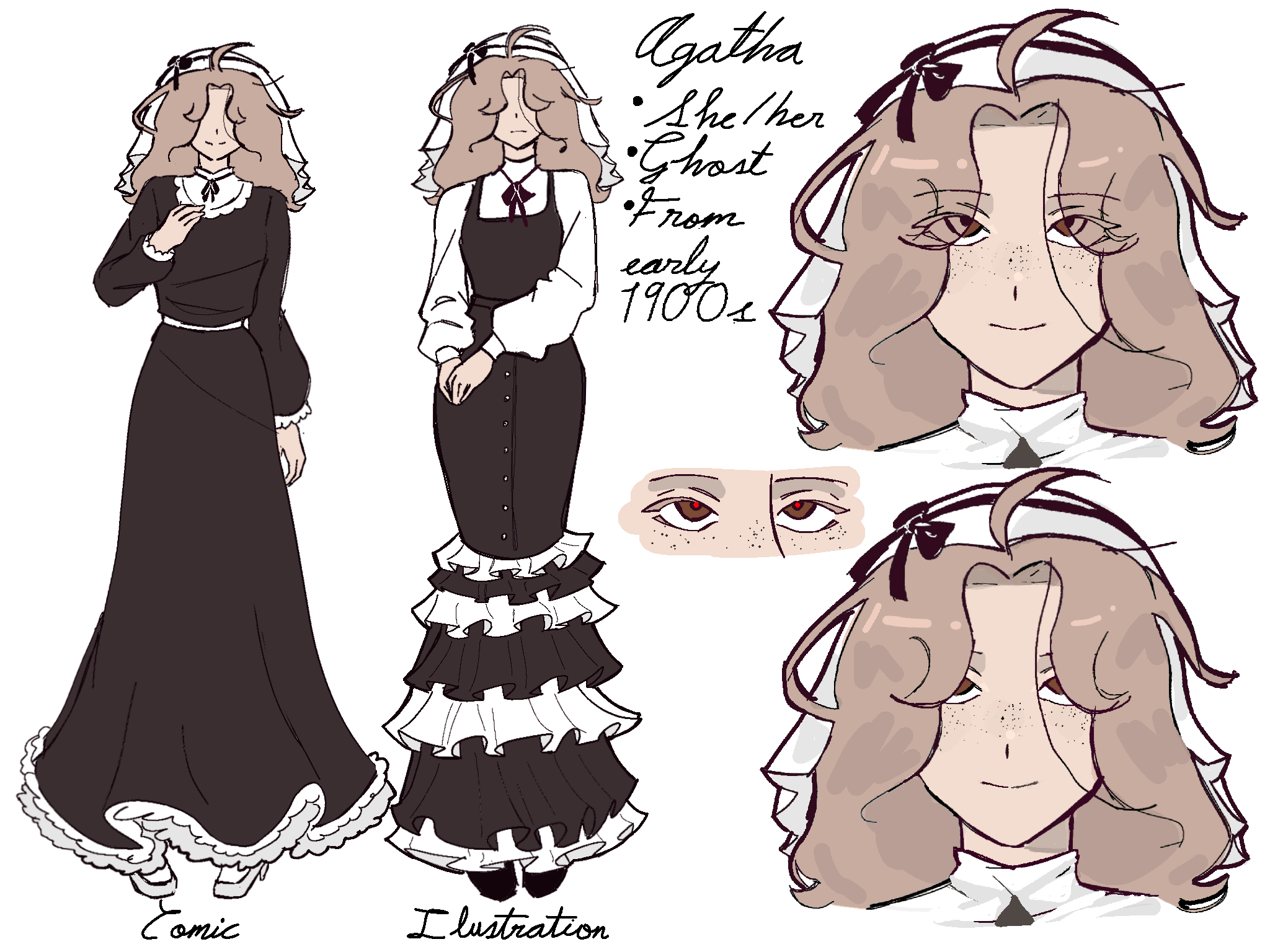 Agatha's reference sheet - ibisPaint