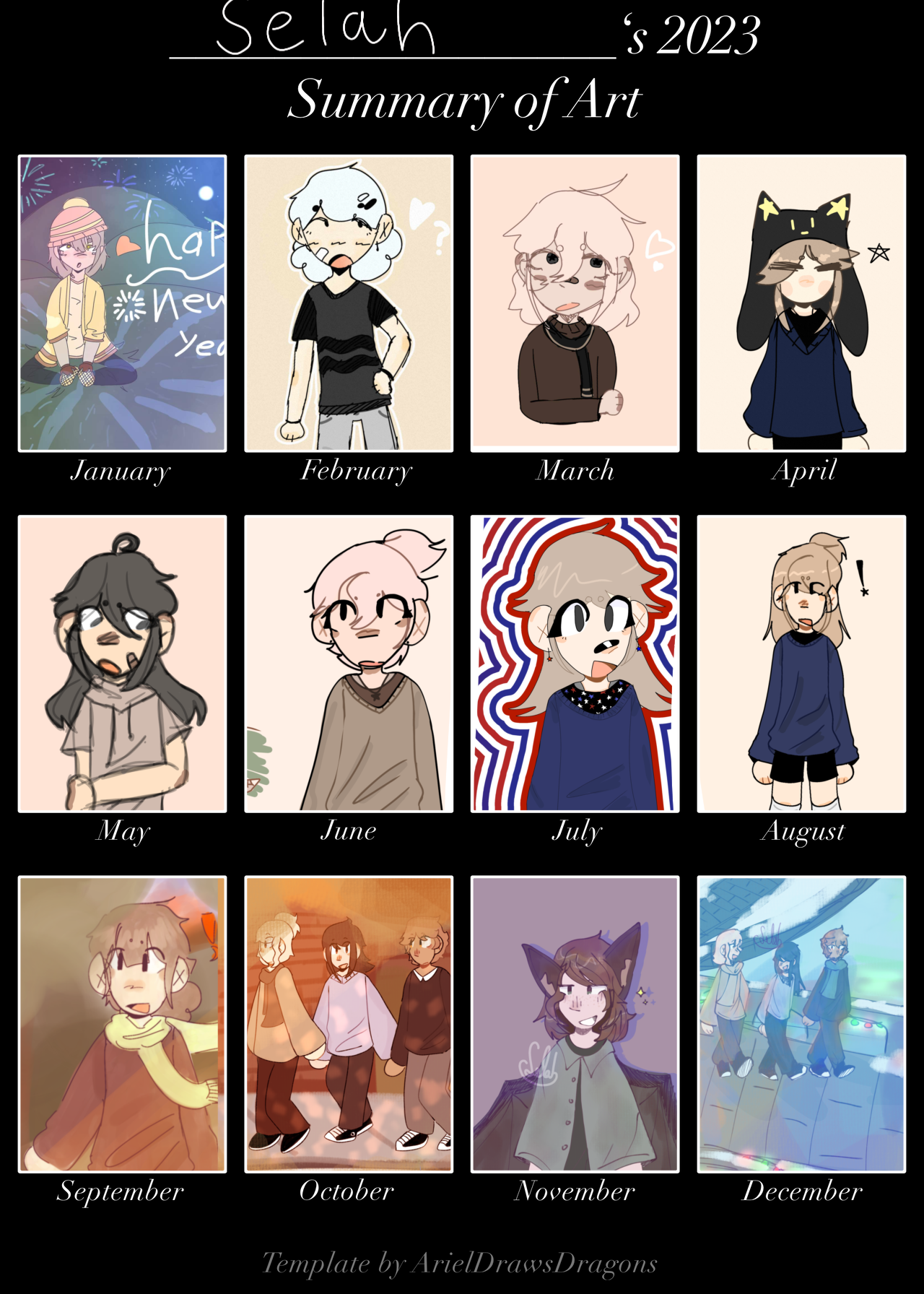 2023 art summary - ibisPaint