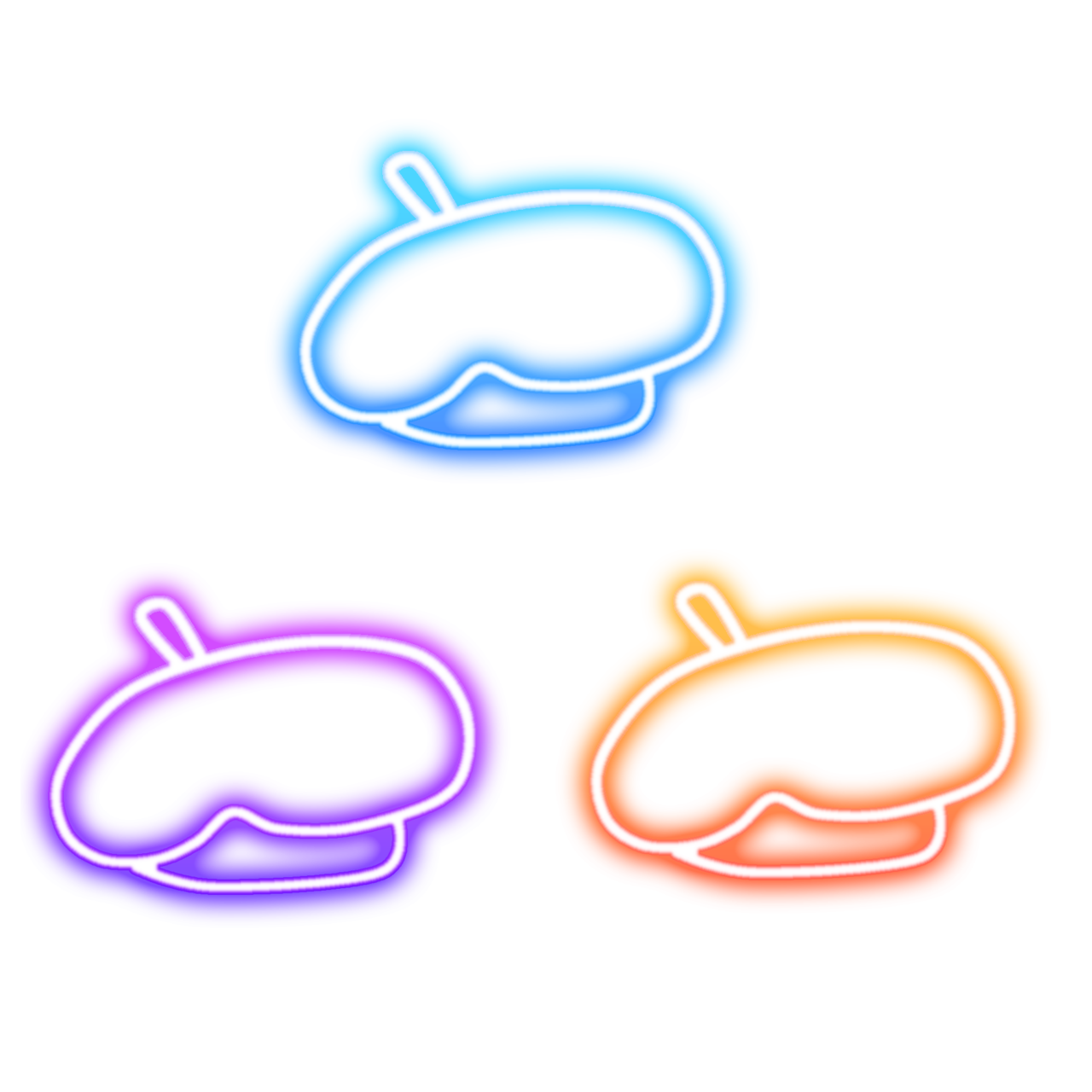 Beret neon signs - ibisPaint