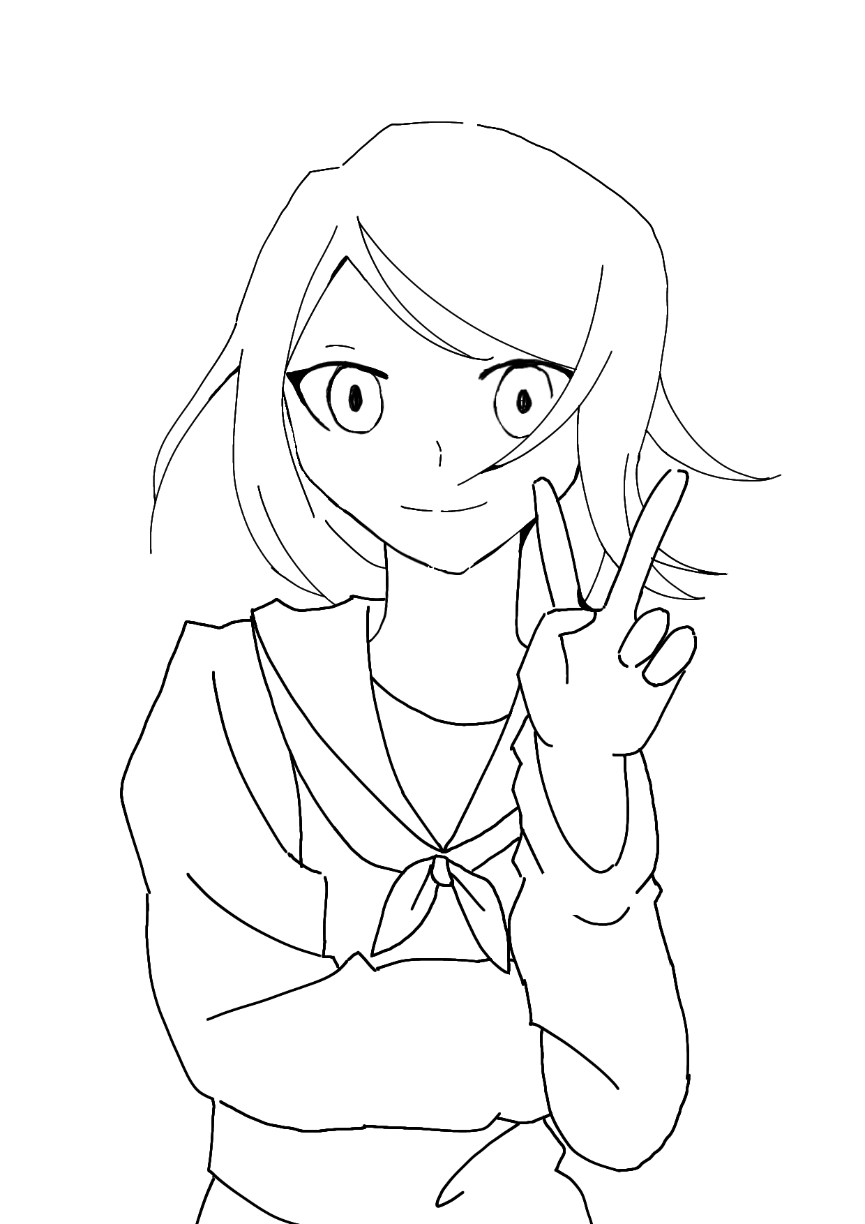 pose 2 jari - ibisPaint