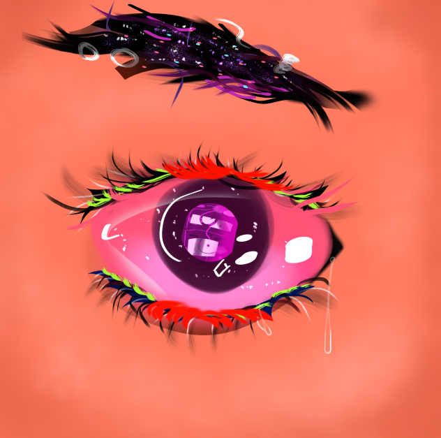 weird cool eye - ibisPaint