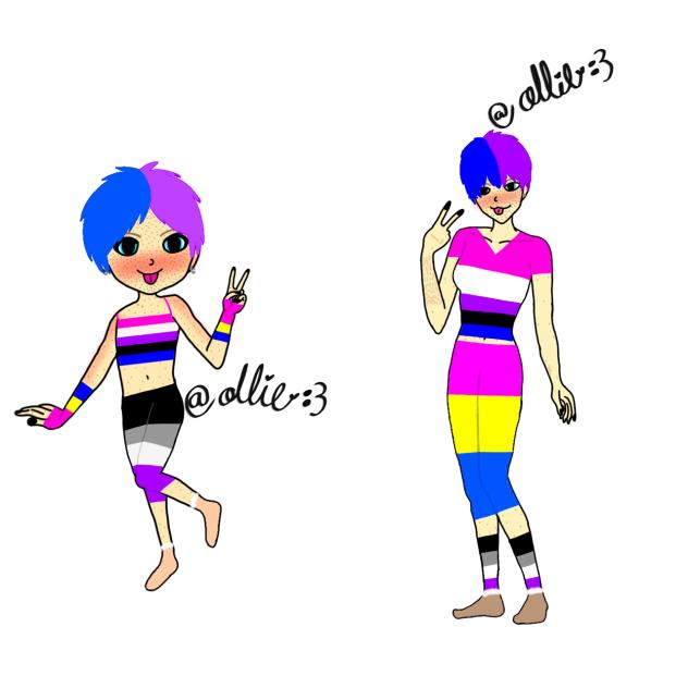 how I pretend to be & always peacing out - ibisPaint