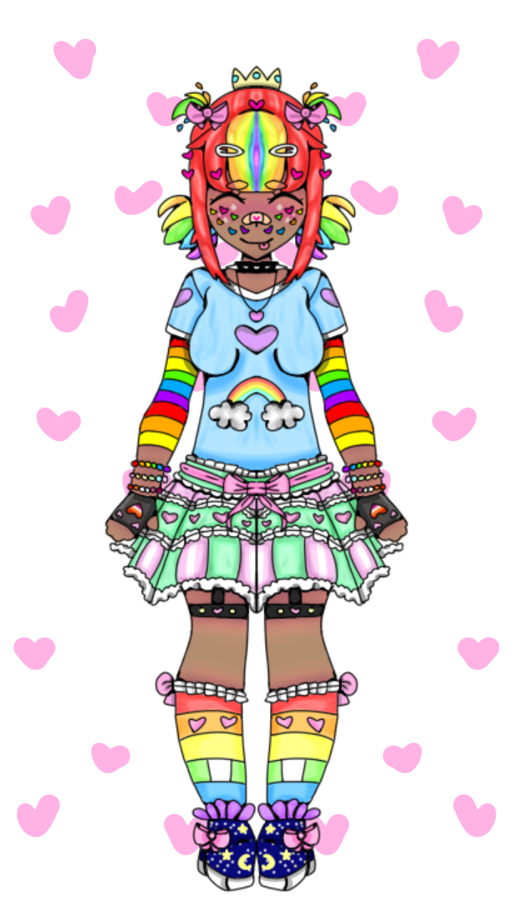 Rainbow Decora girl🌈 - ibisPaint