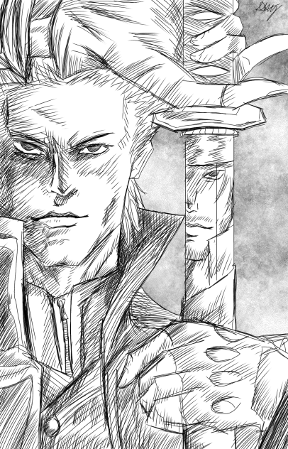 the chad and his sword - ibisPaint