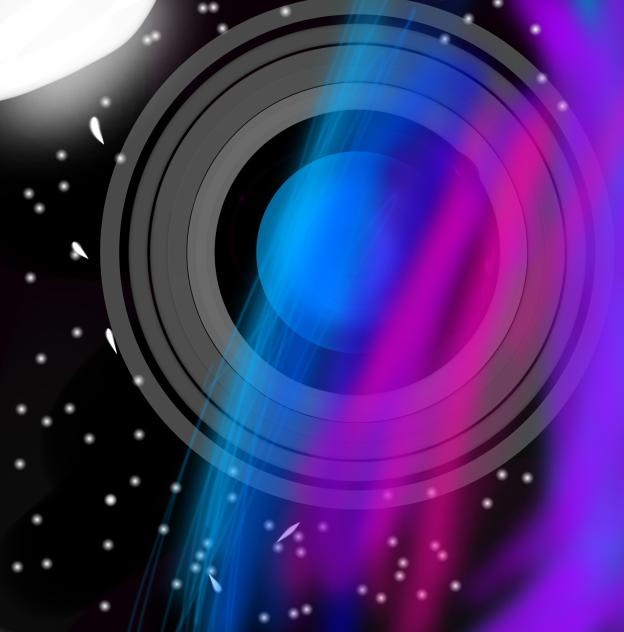 the ringed planet - ibisPaint