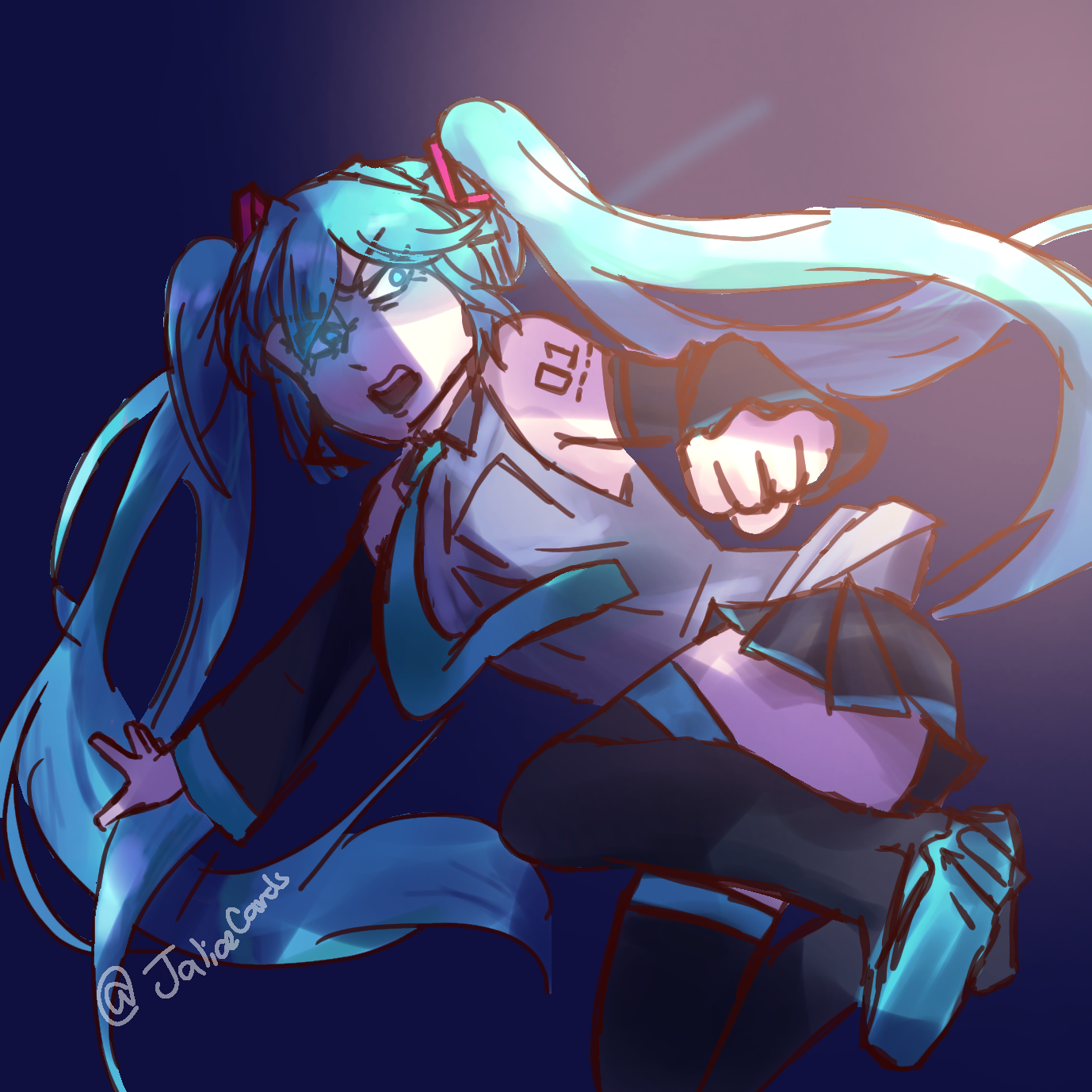 P.O.V miku saw minors posting nsfw - ibisPaint