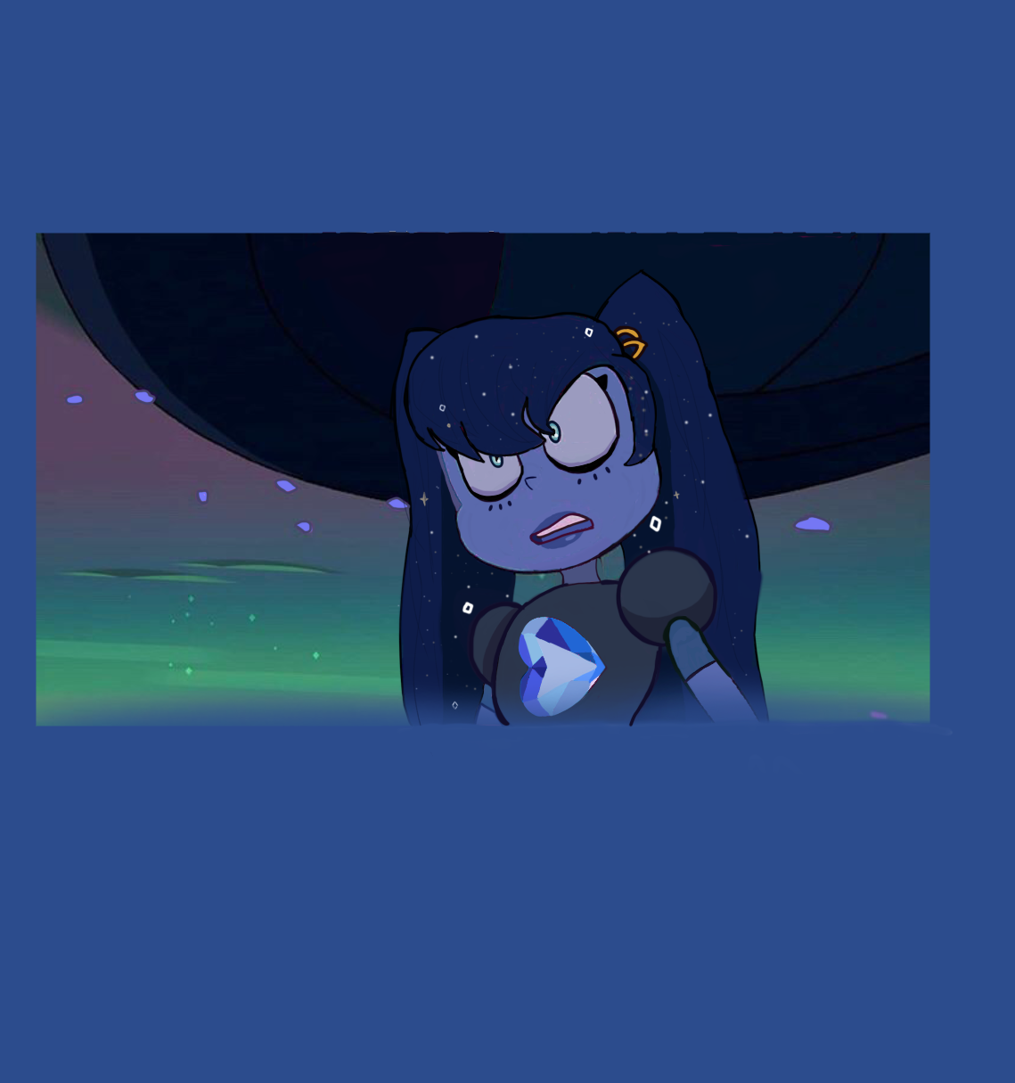 Blue spinel - ibisPaint