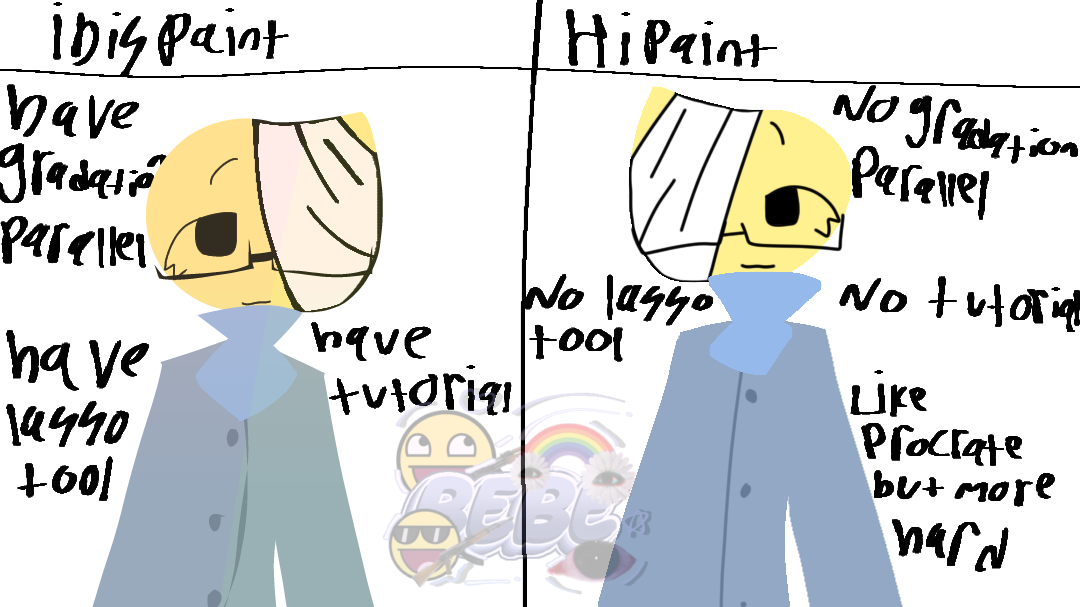 ibis paint x art vs hipaint art - ibisPaint