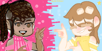 Art collab with suki chan chibi art - ibisPaint