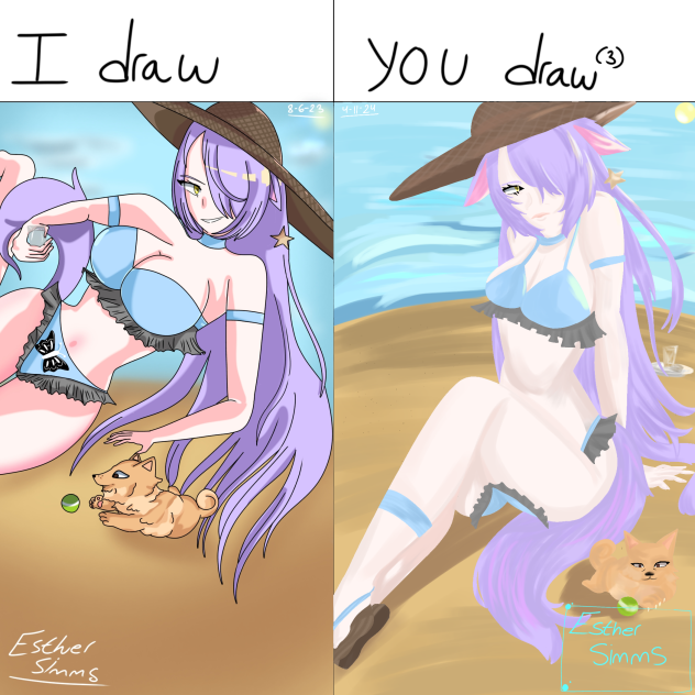 [IDYD 3] - THEN vs NOW - ibisPaint