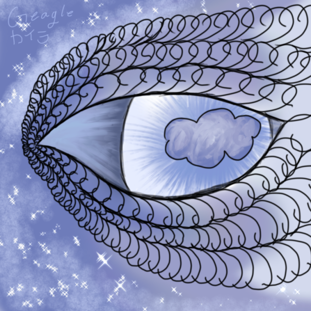 Cloud dragon eye - ibisPaint