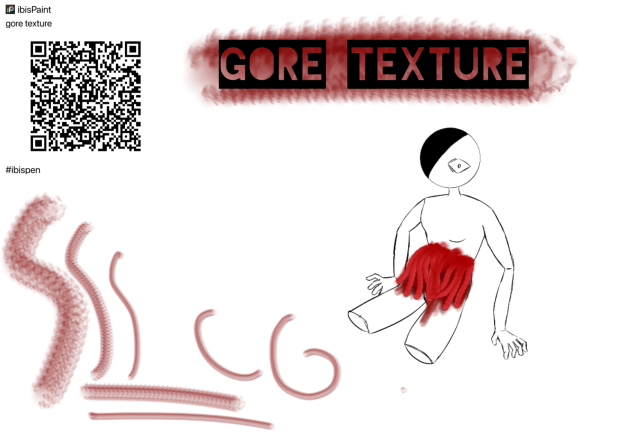 Gore texture brush - ibisPaint