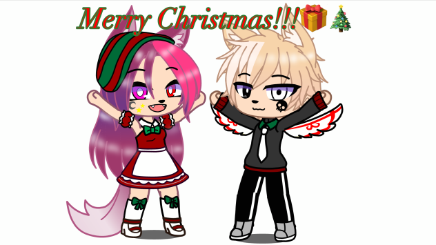 Merry Christmas from my main ocs - ibisPaint
