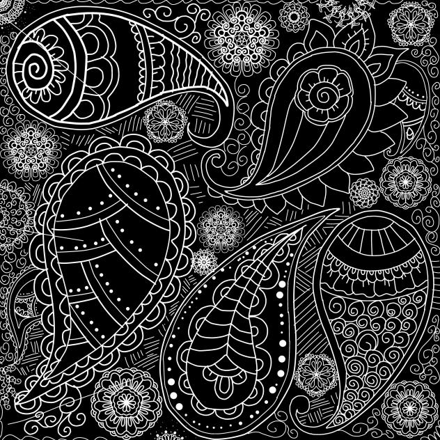 Traditional Paisley pattern 6 - ibisPaint