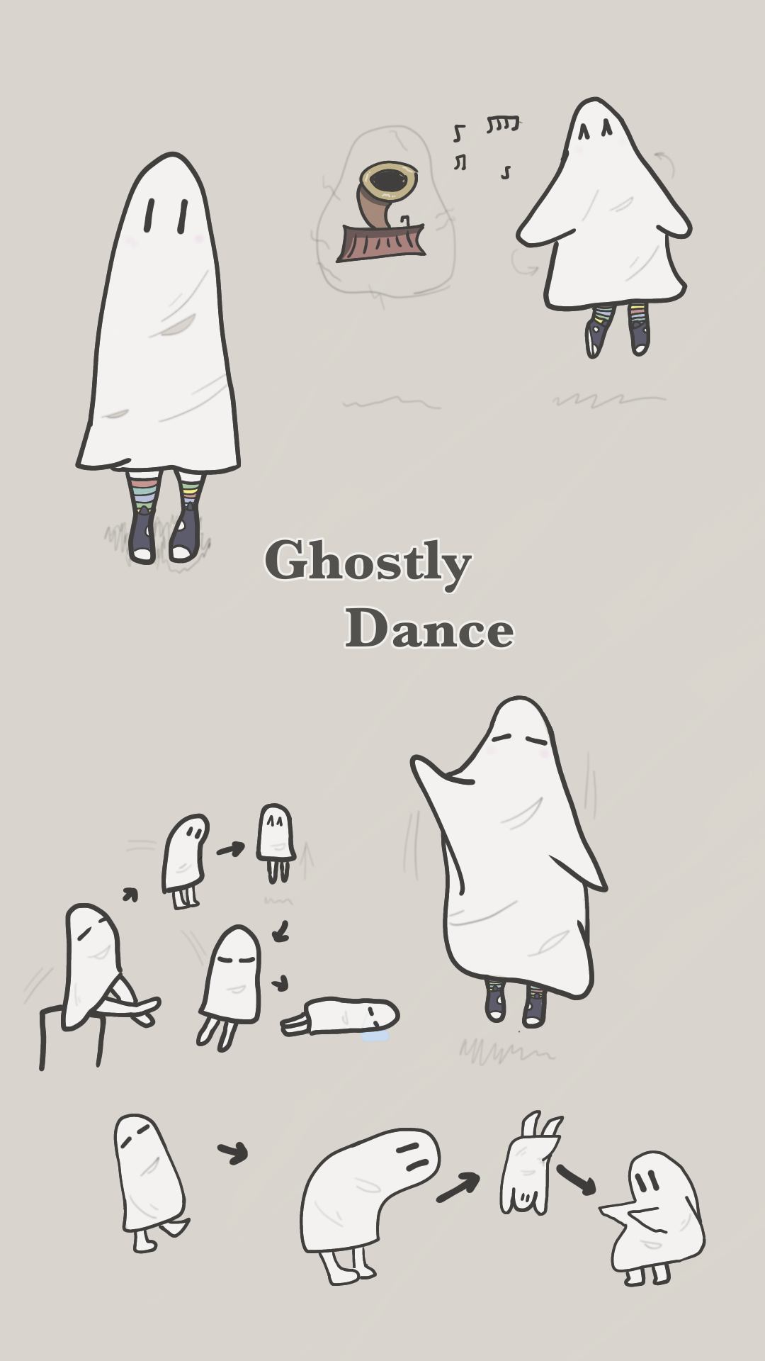 Ghostly Dance - ibisPaint