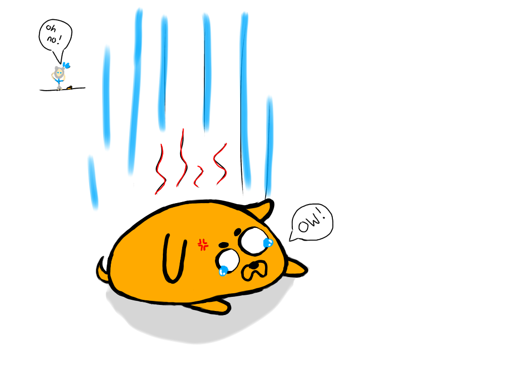 whittle jake fell 😂 [ adventure time ] - ibisPaint