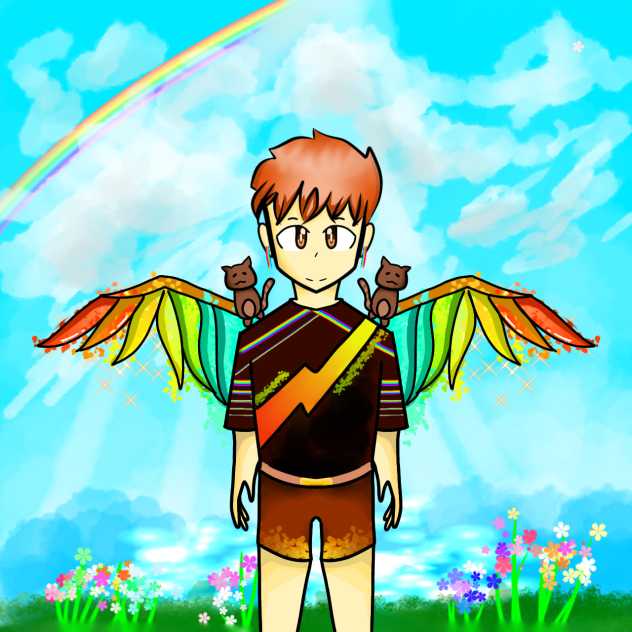 rainbow kid - ibisPaint