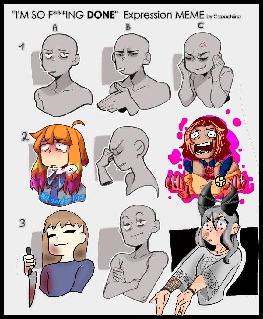 I'm So F----ing Done Collab - ibisPaint