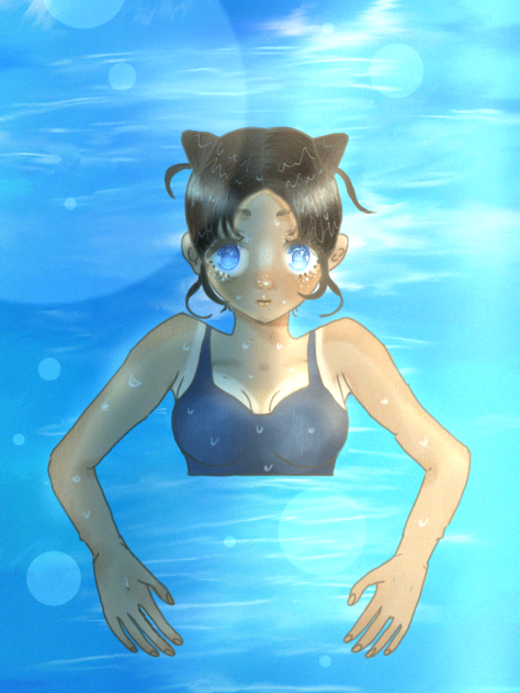 Swimming pool - ibisPaint