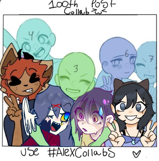100th post collab 😼 - ibisPaint