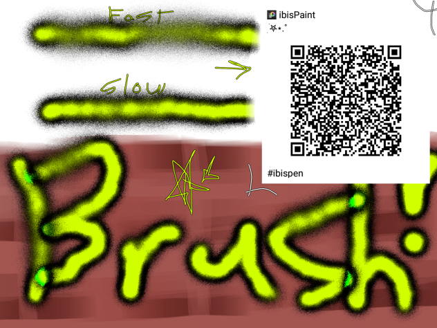 Spray paint Brush. - ibisPaint