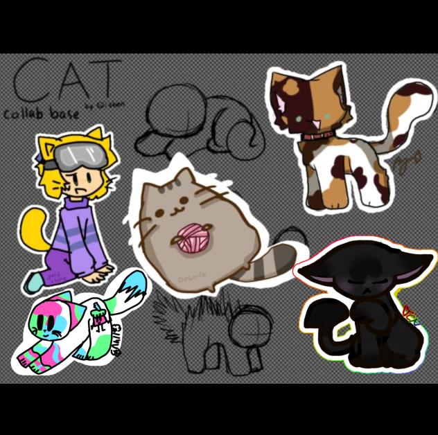 Anotha Cat Collab!! - ibisPaint
