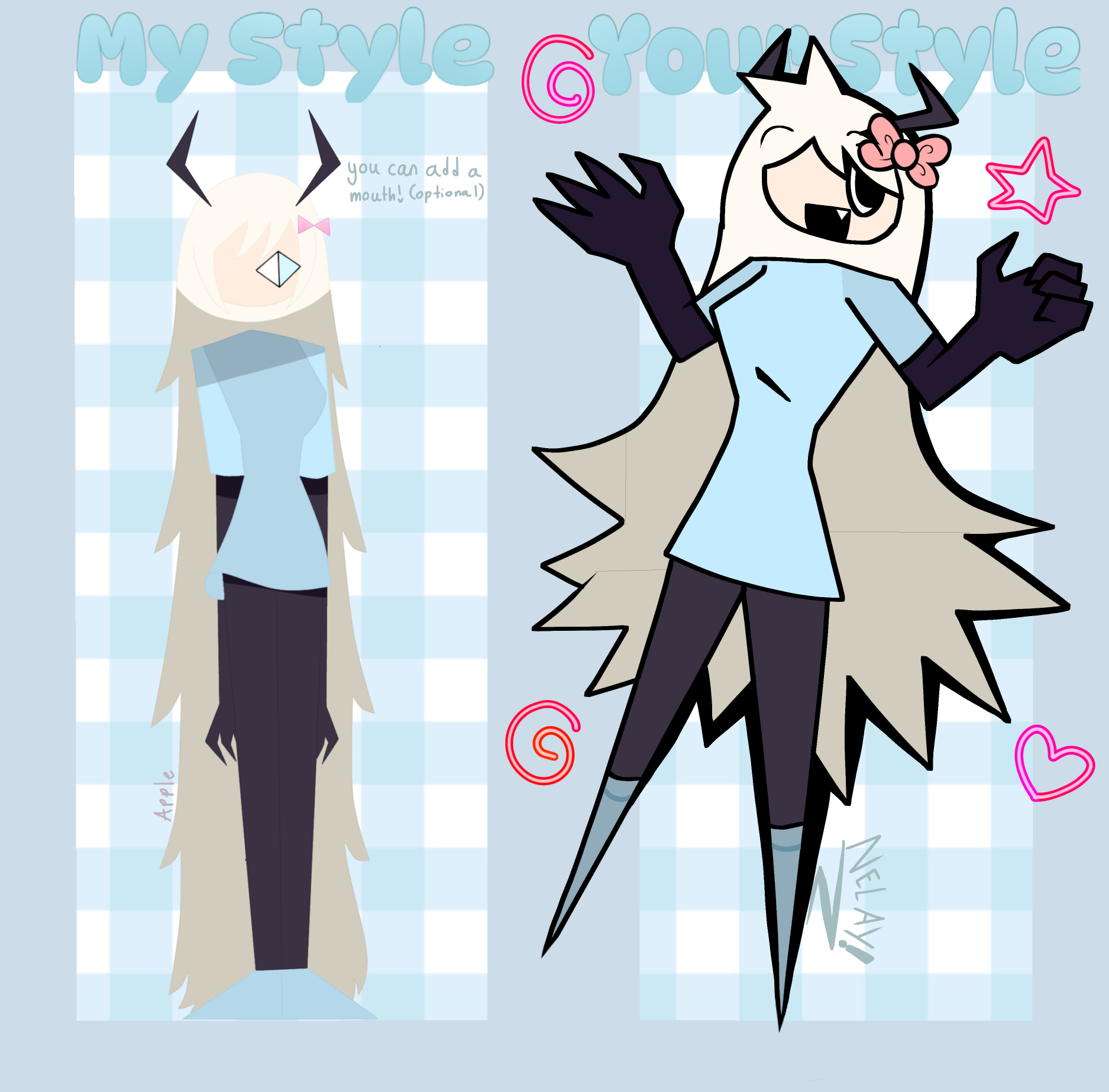 C0LL4B WITH Apple!🍎 - ibisPaint