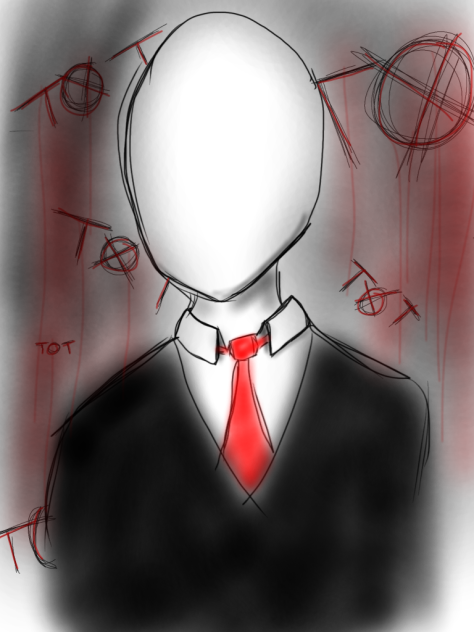 slender man - ibisPaint