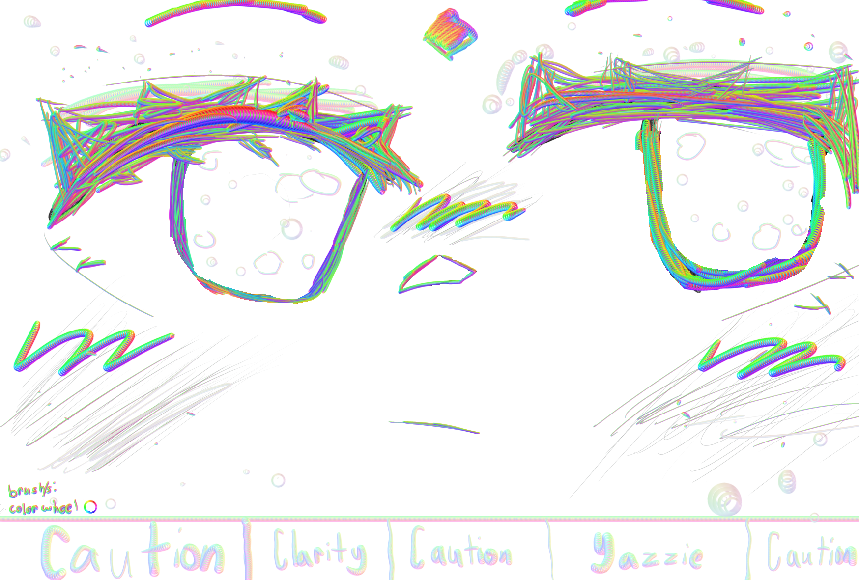 Caution ⚠️ Bright colors - ibisPaint