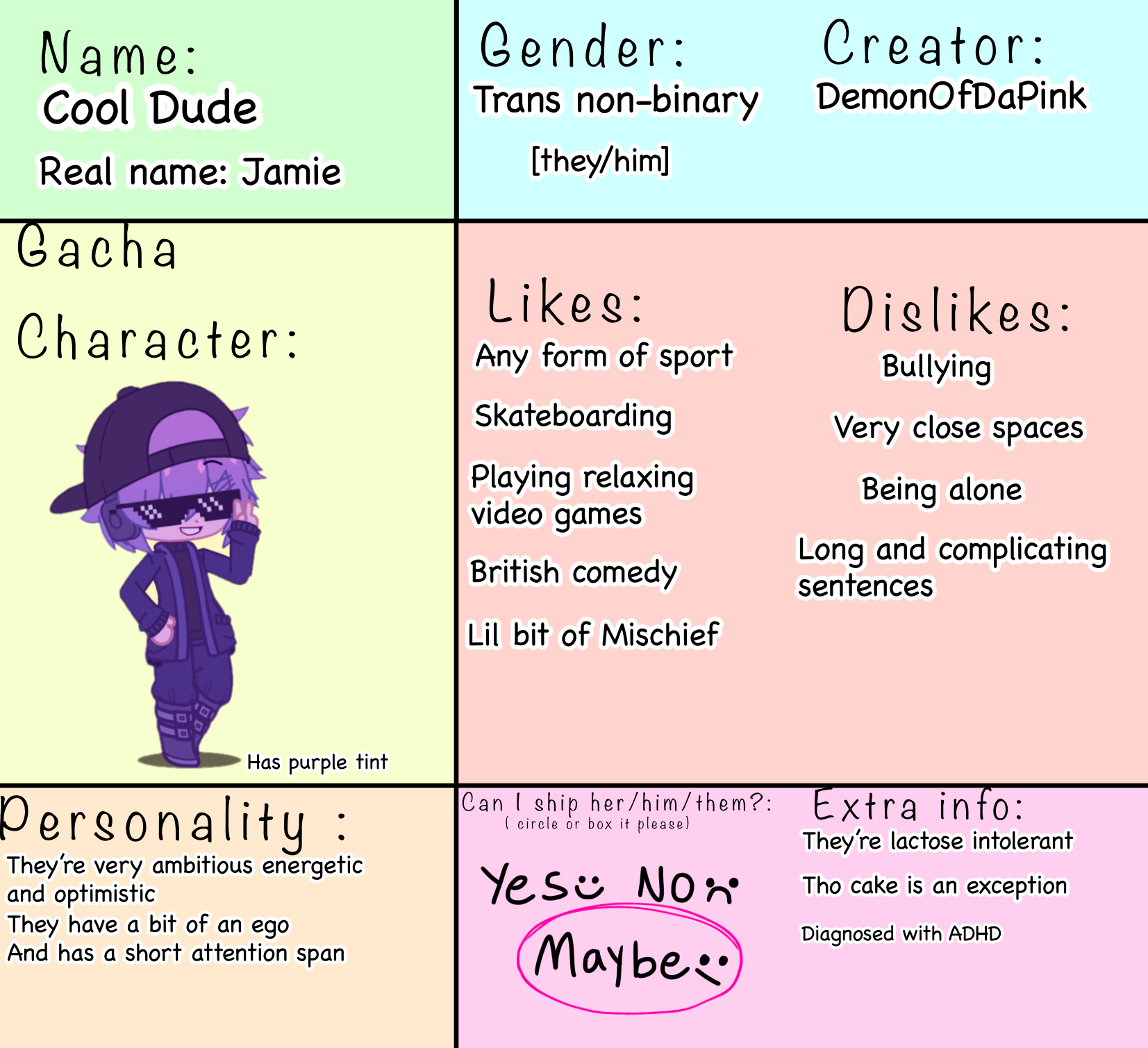 Zee zee’s life sheet - ibisPaint