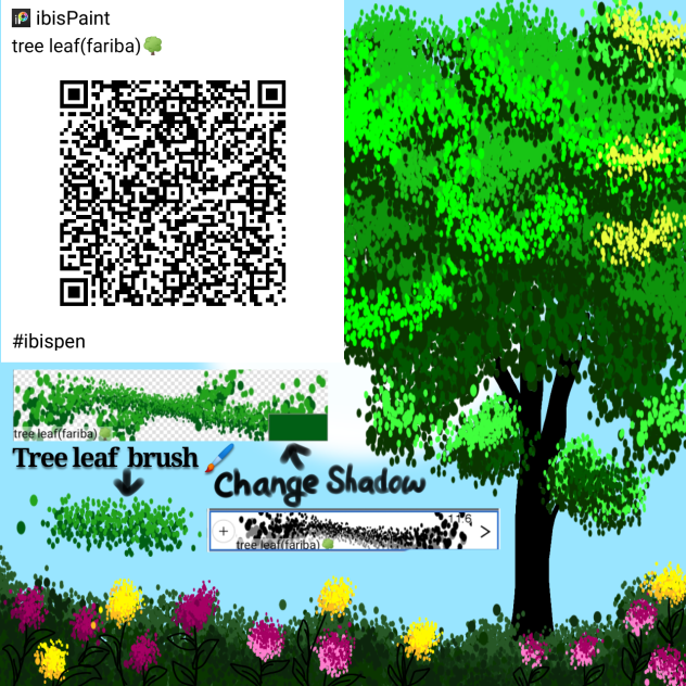 Tree leaf brush 🌿 { by fariba} - ibisPaint