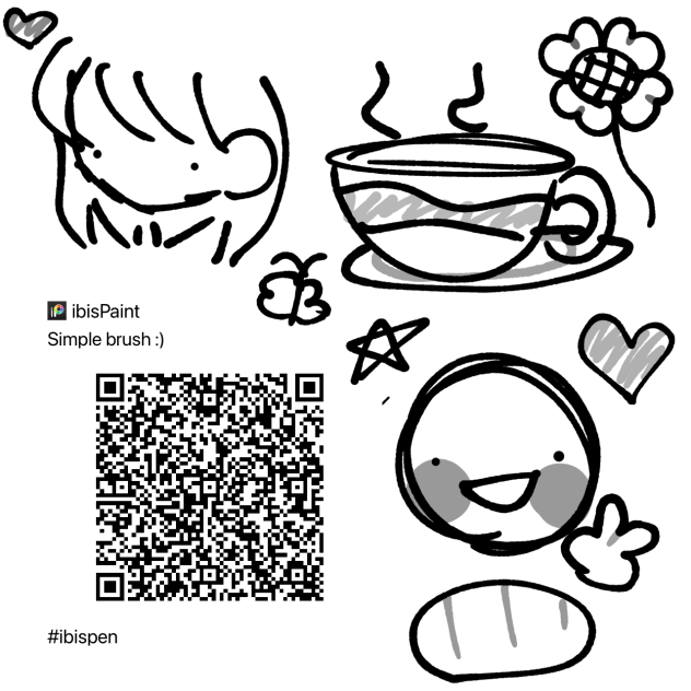 Simple brush - ibisPaint