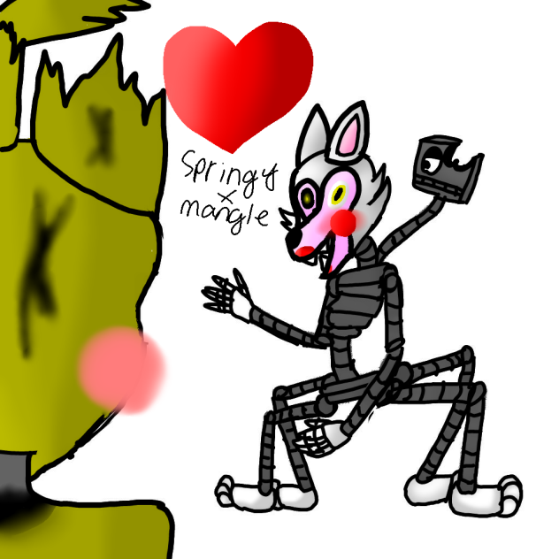 Springtrap x Mangle [FNaF] - ibisPaint