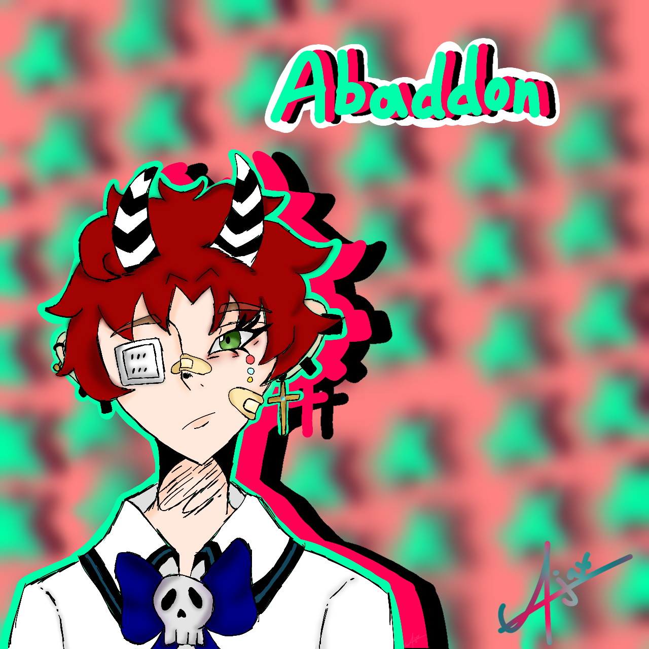 Abaddon (kinda a helluva Boss oc) - ibisPaint