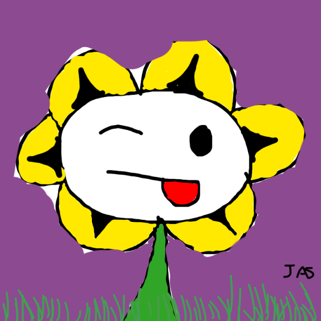 UNDERTALE-Flowey speed paint - ibisPaint