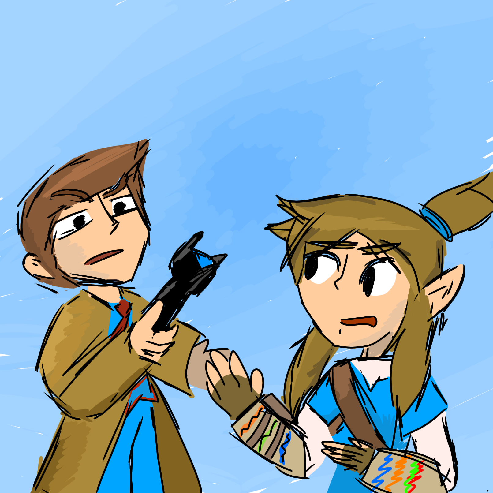 Doctor, link, friends. (that's a joke) - ibisPaint