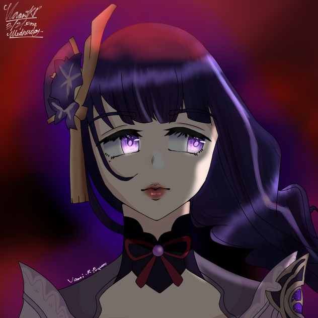 Raiden Shogun - ibisPaint