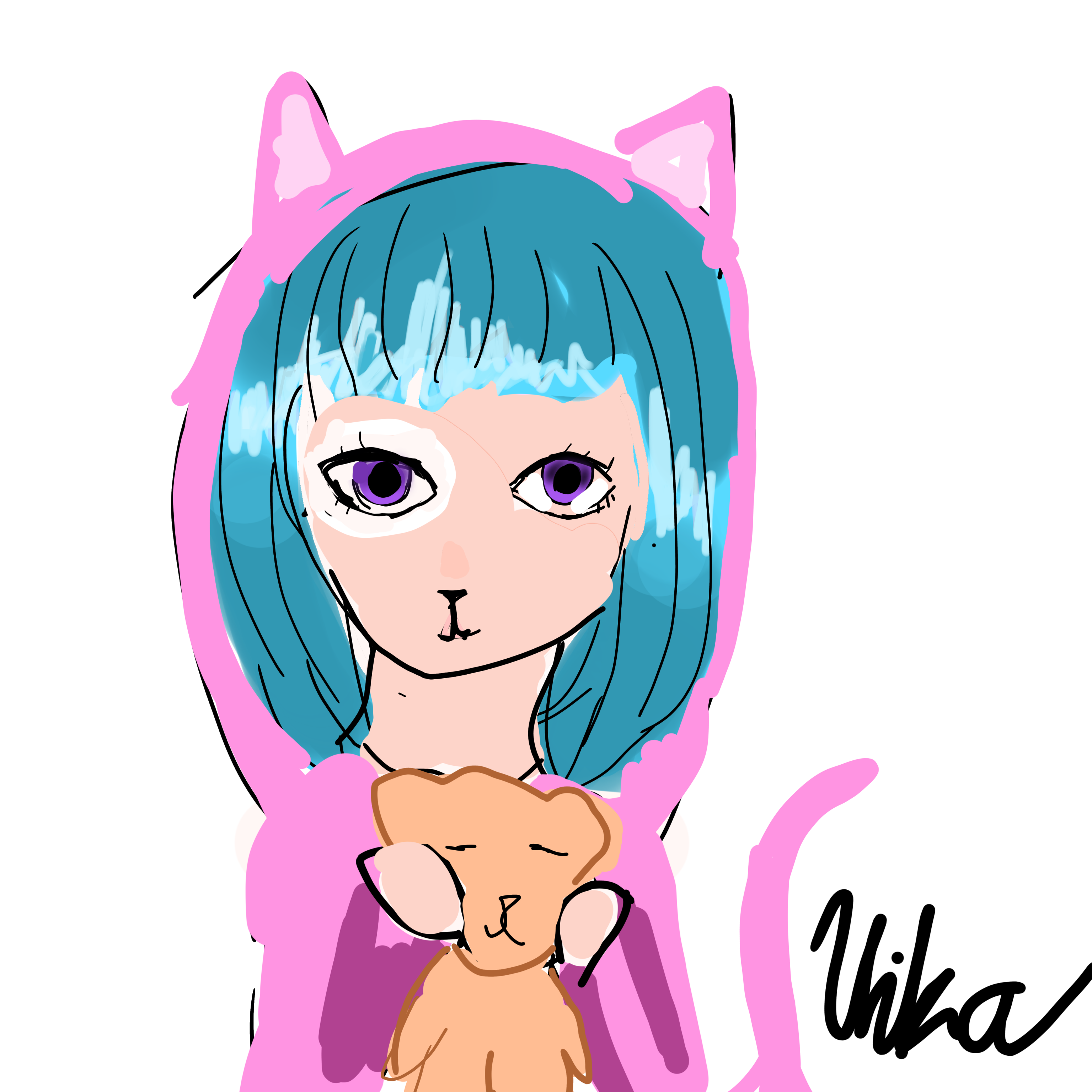 54 Beautiful girl - ibisPaint