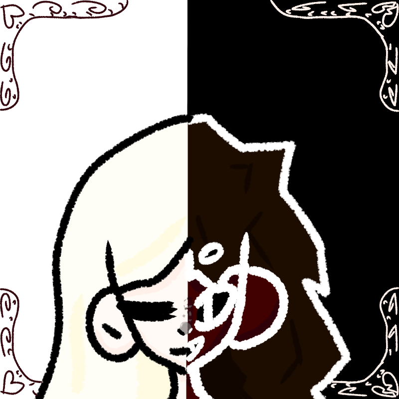 half n half! - ibisPaint